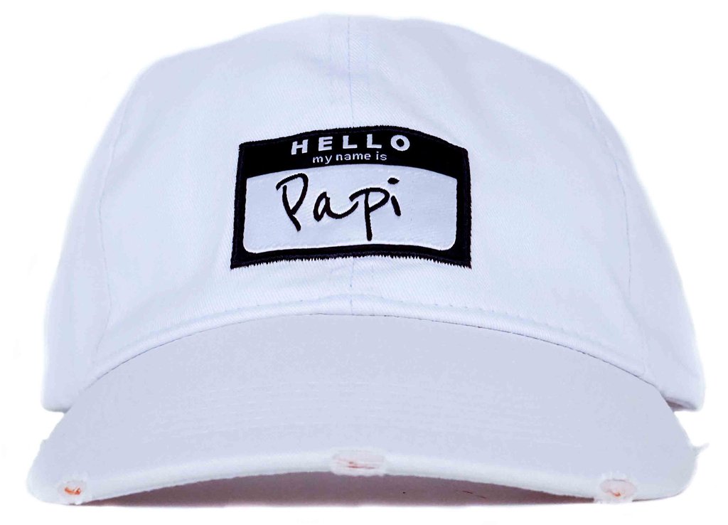 Hello My Name Is Papi Dad Hat – Head Crack NYC