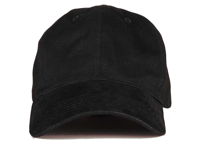 Black Baseball Cap Front